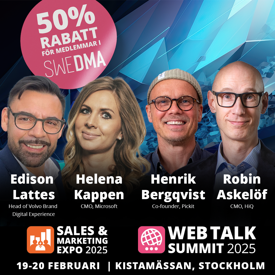 WebTalk summit at Sales & Marketing Expo-Where AI meets business - SWEDMA